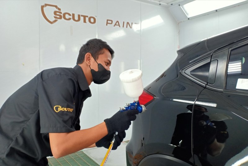 Scuto Paint Buka Gerai Di Condet Jakarta Timur, Fokus Ke Perbaikan ...