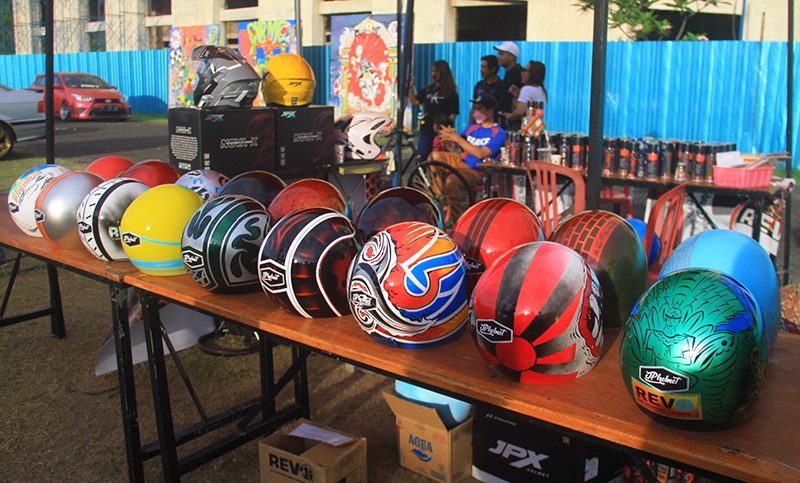 BATTLE REPAINT BY REV-ONE PREMIUM FEAT JPX HELMET – BALI : Support PNB ...