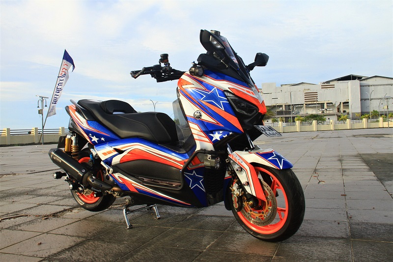 Modifikasi Yamaha Xmax 2018 - Palu : Modif Fashion Buat Harian, Gaya ...