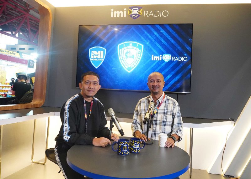 Dilengkapi Studio Podcast, Booth IMI Menarik Perhatian Pengunjung IIMS 2023