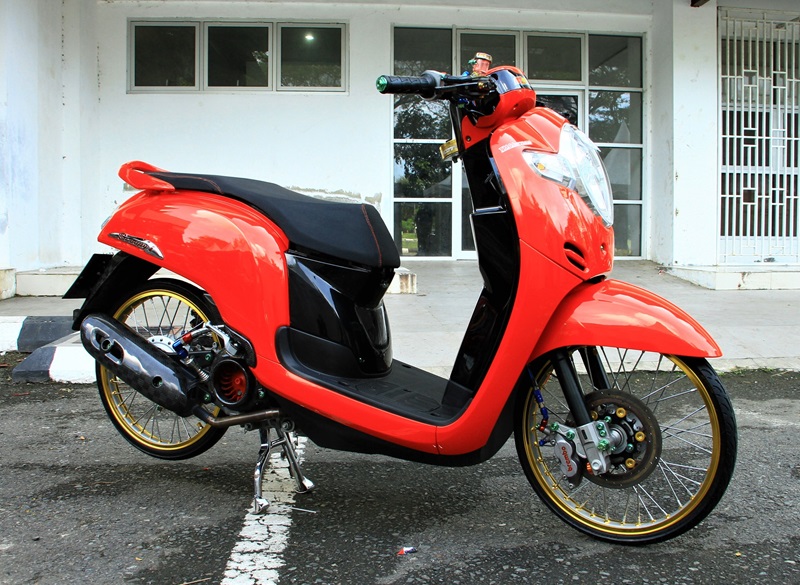 Modifikasi Honda Scoopy 2018 - Aceh : Masih Unggah Trend Simple Modif ...