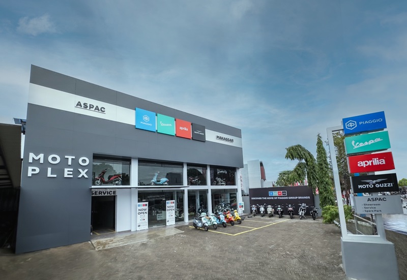Piaggio Indonesia Buka Dealer Motoplex 4 Brands di Makassar, Fasilitas ...
