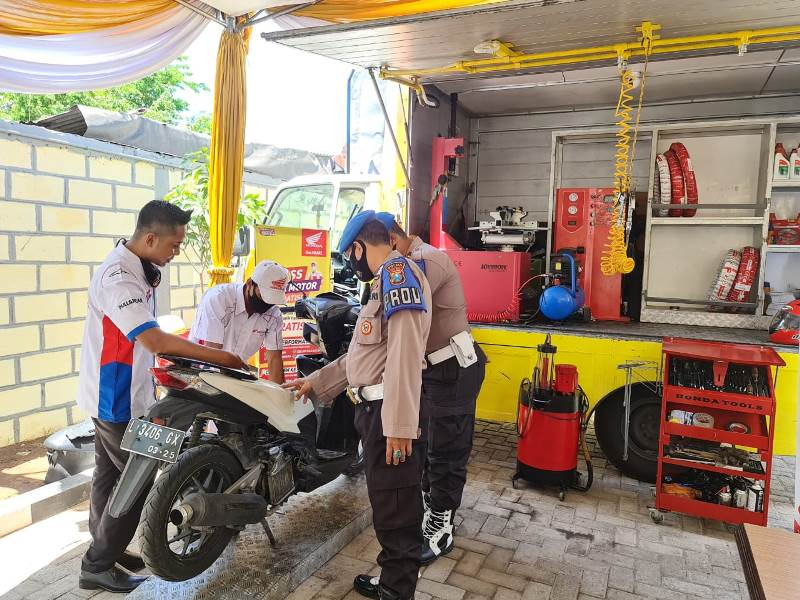 MPM Honda Jatim, Tambah Layanan AHASS Point di Mapolda Jatim